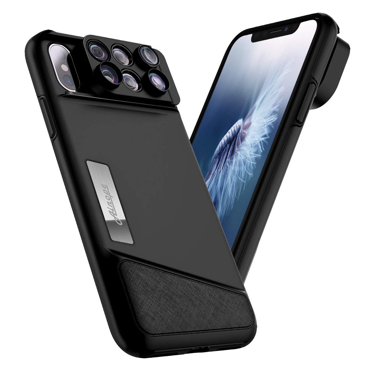 IPhone X Lens 4K HD 0 65X Wide Angle 15X Macro 180 Fisheye Camera