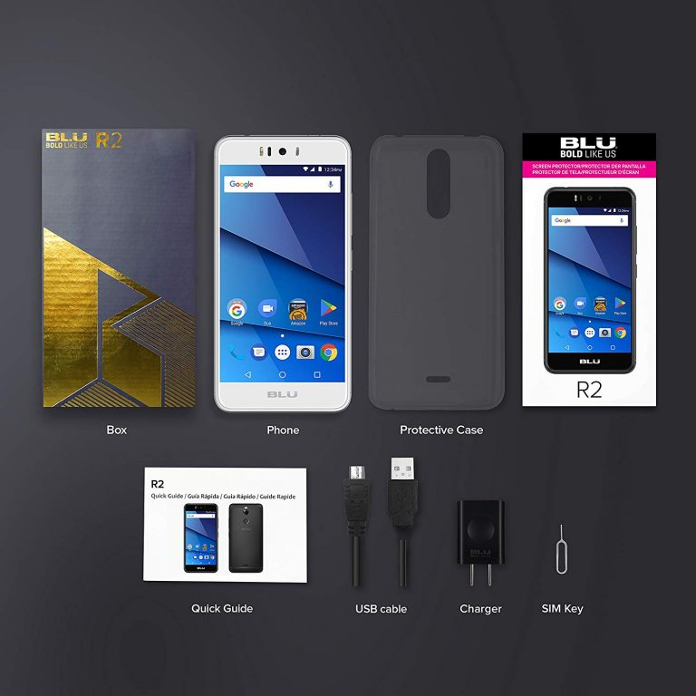BLU R2 PLUS – 4G LTE 5.5” Full HD Unlocked Smartphone – 32GB + 3GB RAM ...