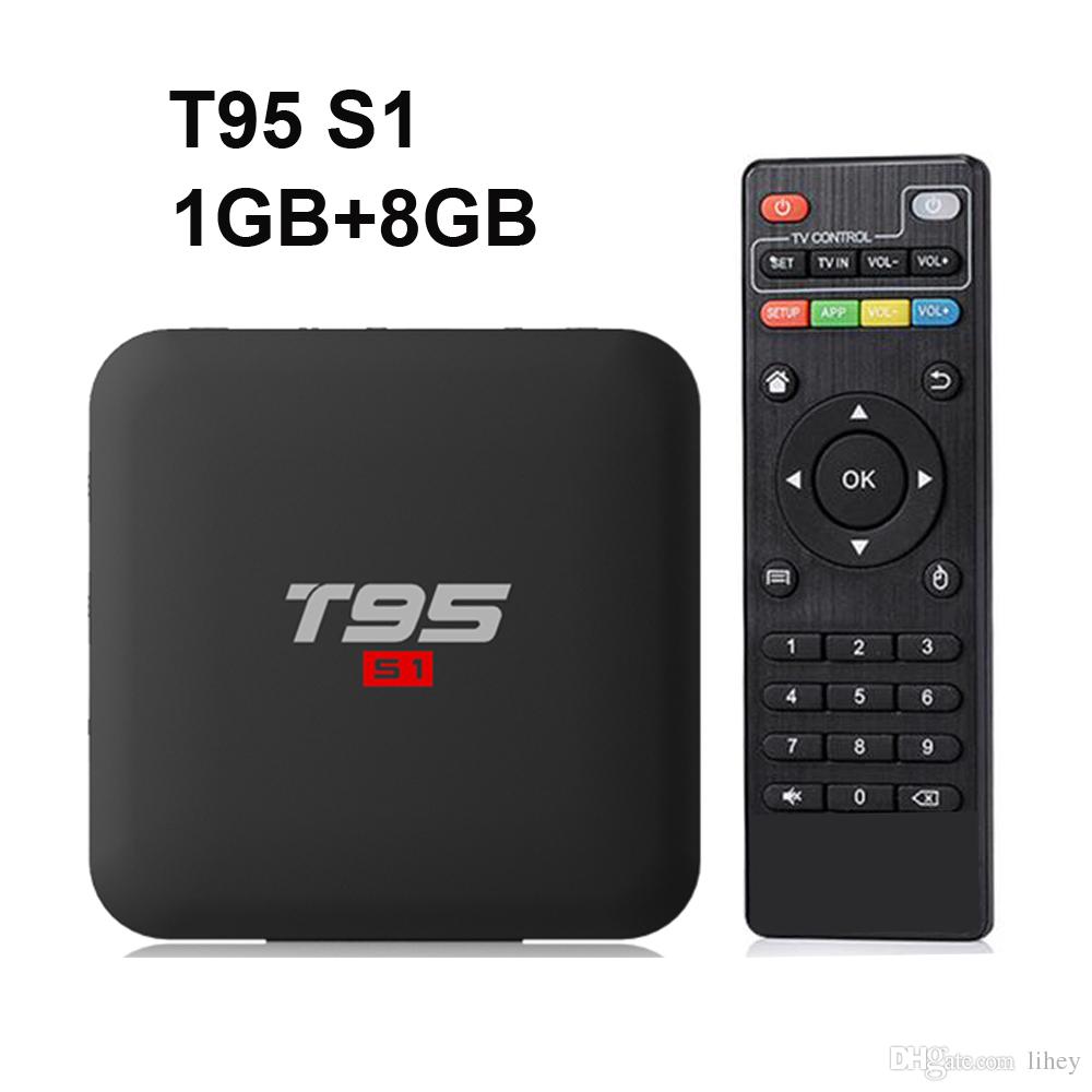 16pcs Original T95 S1 1GB 8GB android 7.1 tv box Amlogic S905W support StbEmu Youtube Netflix ...