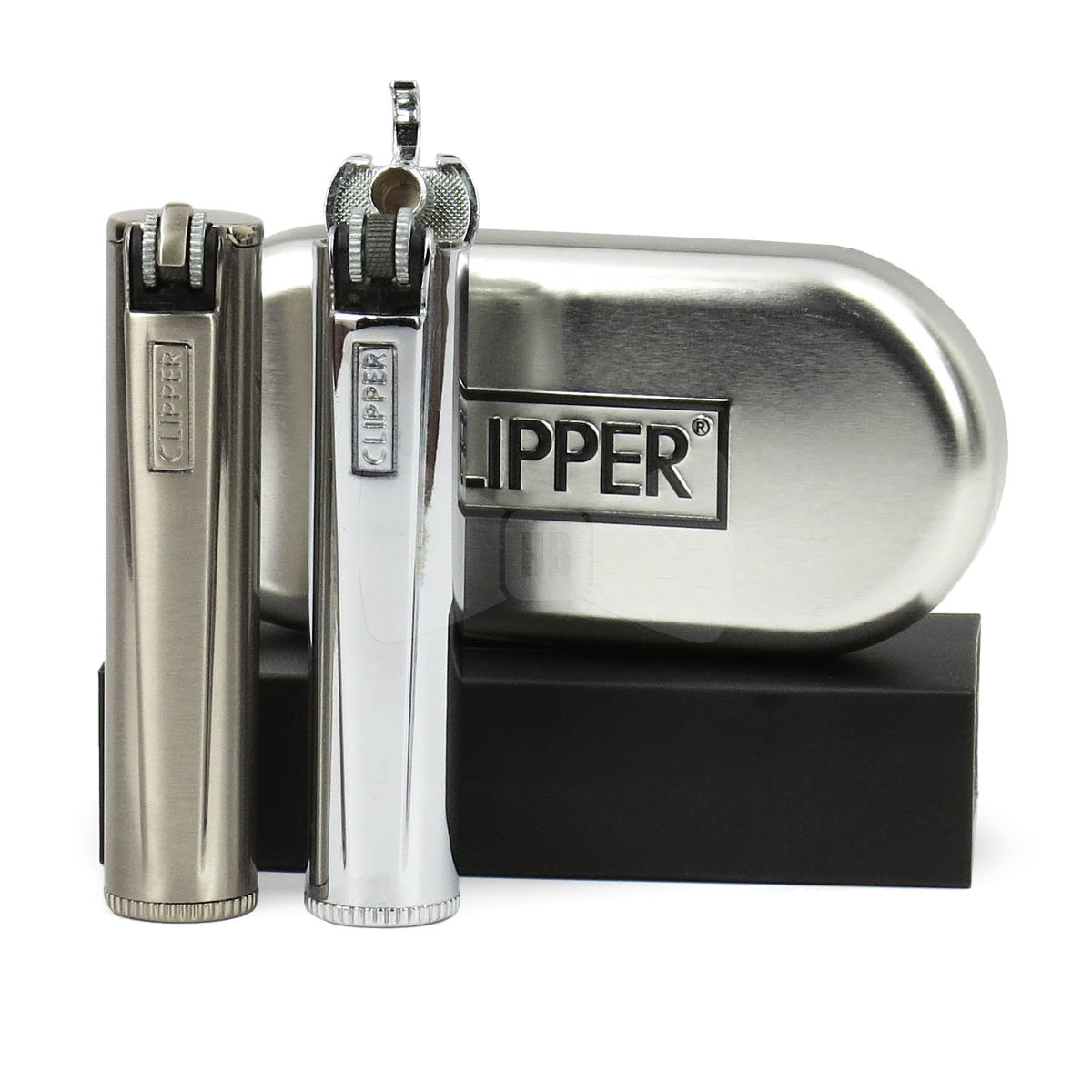 Clipper Full Metal Silver Gas Lighters Single - BIG nano - Best ...