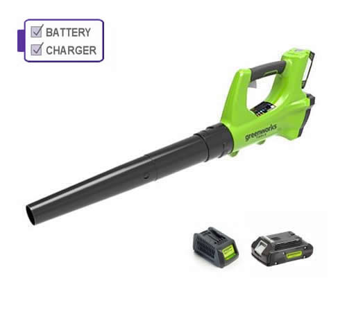 Greenworks G24ABK2 24v Blower c/w battery and charger - BIG nano - Best ...