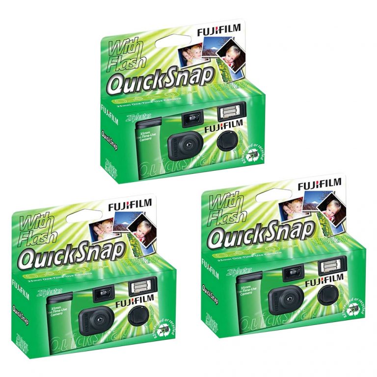 Fujifilm QuickSnap disposable Single Use Flash Camera with 27 Exposures ...