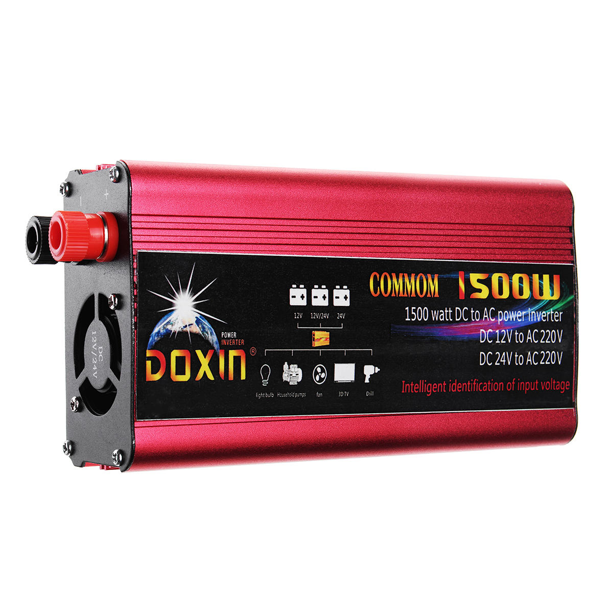 DOXIN® Power Inverter 3000W Peak Modified Sine Wave Converter DC 12V ...